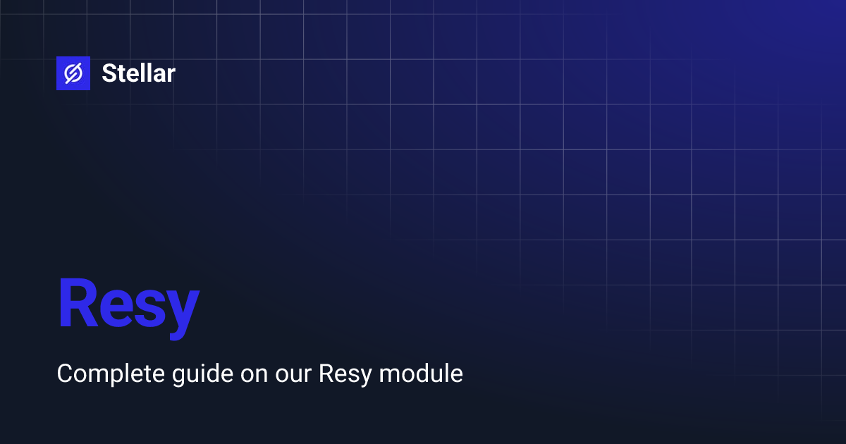 Resy | Stellar